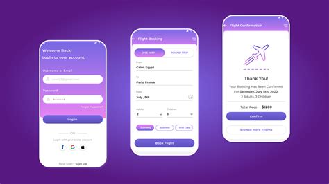 New Design Flight Booking App On Behance