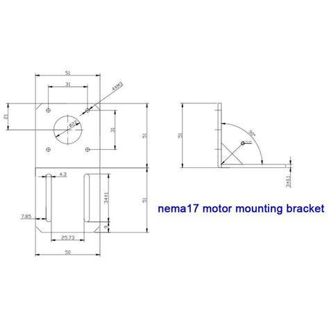 Stepper Motor Mounting Bracket 3PCS Alloy Steel L Grandado