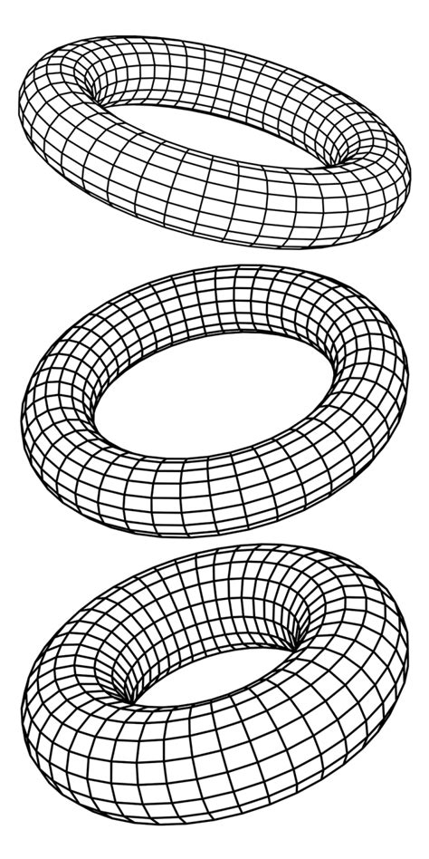 管道环形宇宙简笔画线条设计元素 Png：