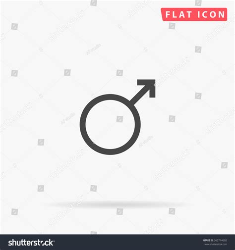 Man Sex Icon Vector Shutterstock