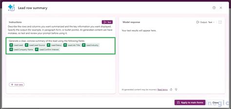 Make Complex Records Easy To Read With Power Apps Ai Builders Row Summary Microsoft Dynamics