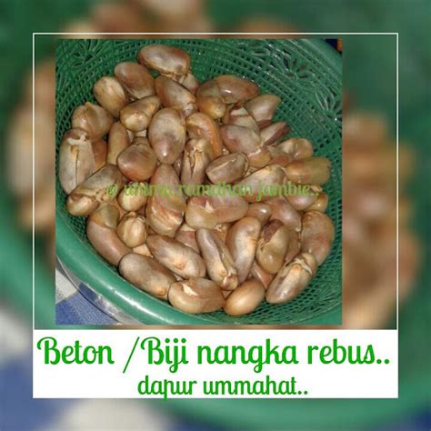 Dapur Ummahat Beton Biji Nangka Rebus