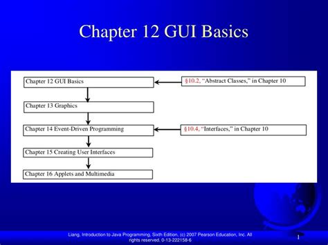 Ppt Chapter 12 Gui Basics Powerpoint Presentation Free Download Id
