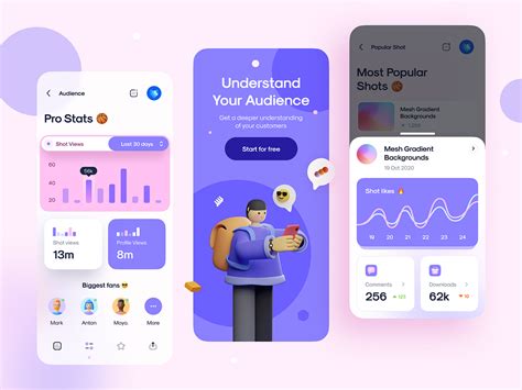 Gradient Ui Designs Themes Templates And Downloadable Graphic