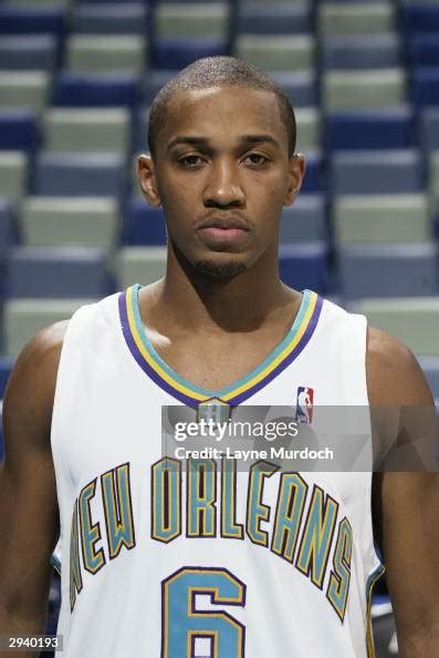 Tierre Brown Of The New Orleans Hornets Poses For A Photo Before The