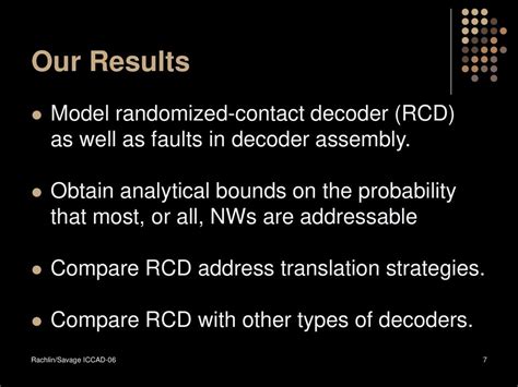 Nanowire Addressing With Randomized Contact Decoders Ppt Download