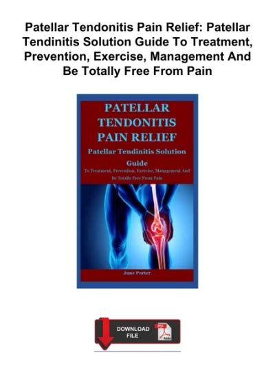 Pdf ️download ⚡️ Patellar Tendonitis Pain Relief Patellar Tendinitis