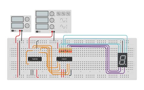 Circuit Design Contatore Tinkercad