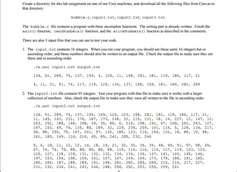Solved Finish The Main Function Readnumbers Function