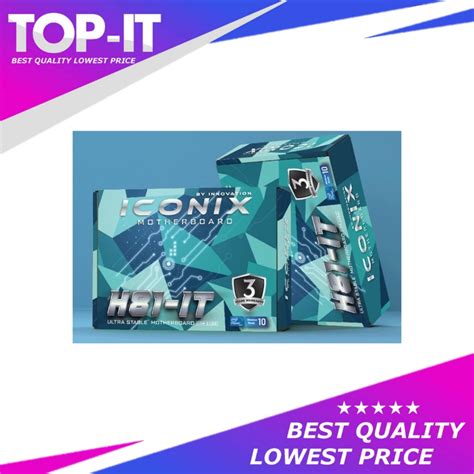 Jual Mainboard MOBO ICONIX Mobo H IT Intel LGA Garansi Tahun Shopee Indonesia