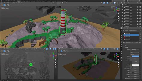 Threejs 打造缤纷夏日3d梦中情岛 Dragonir 博客园