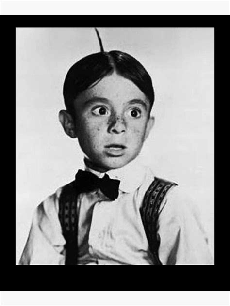 Carl Alfalfa Switzer Poster For Sale By Minnaratieny Redbubble