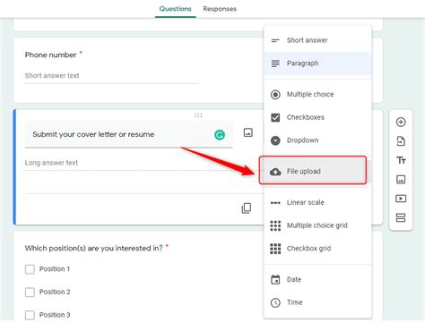 How To Add An Upload Button To A Google Forms FormGet