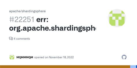 err org apache shardingsphere dbdiscovery mysql exception mgr