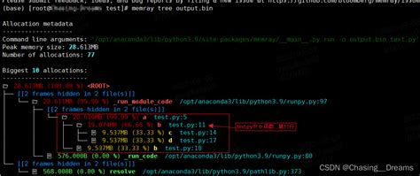 python 基础知识点 memray python memray CSDN博客
