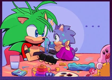 Manic The Hedgehog Hedgehog Art Sonic Underground Sonic