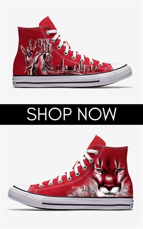 Cougar Kicks U Of H Converse Converse Converse All Star Custom