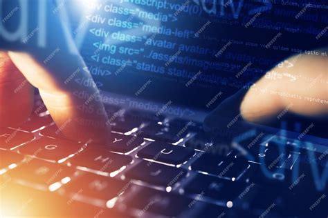 Premium Photo Website Developer Workstation