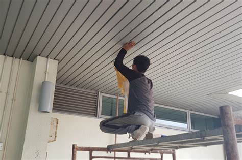 Pemasangan Dan Baikpulih Siling Aluminium L Strip Ceiling Aluminium
