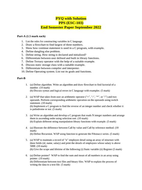 Pyq With Solution 3 Pdf Process Computing Operating System