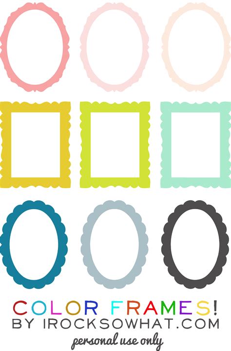 Free Frame Printables