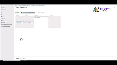 How To Create A Device Compliance Notification Message Template In