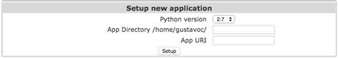 Apache Setup Python App Feature On Cpanel Shared Hosting Stack