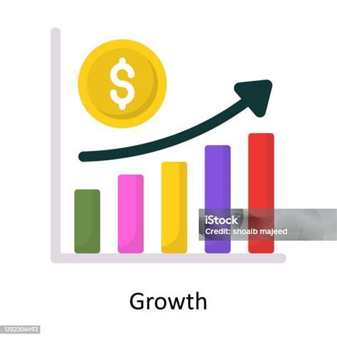 성장 벡터 플랫 아이콘 디자인 그림입니다 흰색 배경에 기호 Eps 10 파일 0명에 대한 스톡 벡터 아트 및 기타 이미지 0명 3차원 형태 개념 Istock