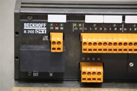 Lightbus Combi Input Output Module From Beckhoff M 2400 28898 In Wiefelstede Germany