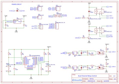 Smart Home Control With ESP 07 ESP8266 OSHWLab