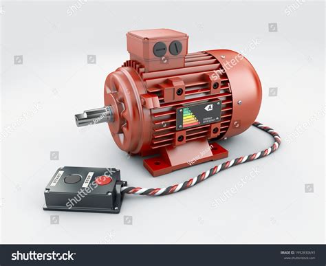 푸시 포인트 스테이션이 있는 전기 모터 스톡 일러스트 1992830693 Shutterstock