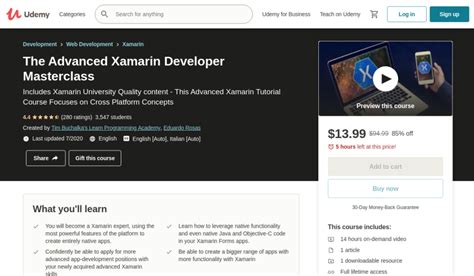 6 Best Xamarin Courses Classes And Tutorials Online Venture Lessons