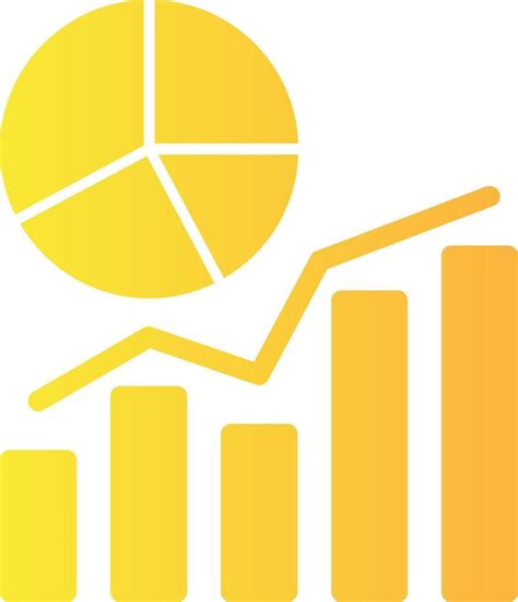 Chart Solid Multi Gradient Icon 40949035 Vector Art At Vecteezy