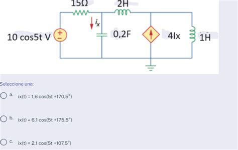 solved determine ix in the following circuit using nodal