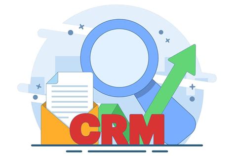 Customer Relationship Management Or Crm Concept Organizing Data About Work With Clients