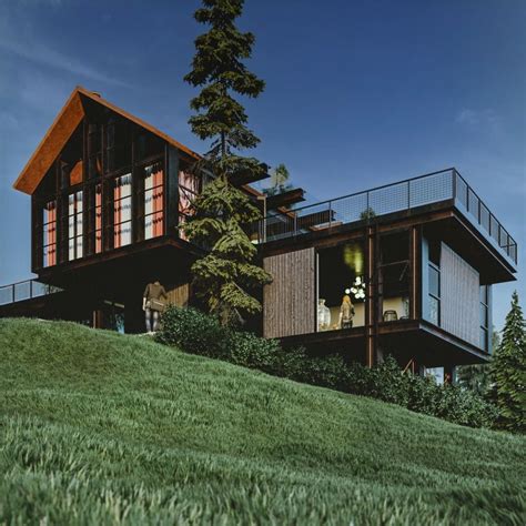 Kerem Toprakkaya On Linkedin Architecture Renders Renderlovers Home House Forest Nature…