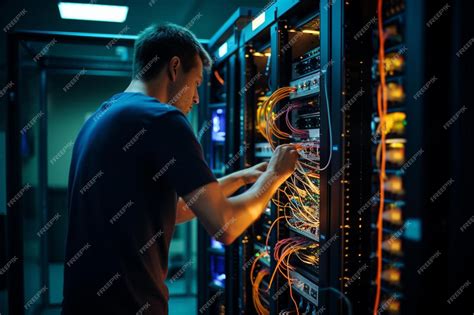 Developer Identifying Server Issues Premium Ai Generated Image