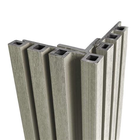 Ecoscape Composite Slatted Cladding Corner Trim 3 6m Dickson Timber Harrogate