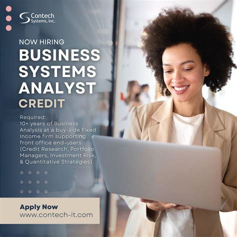Contech Systems Inc On Linkedin We Have An Amazing Opportunity For A Business Systems Analyst