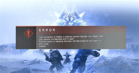 Fix Destiny Error Code Chicken