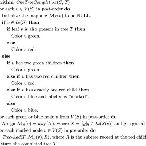Illustrates The Algorithm Through An Example Next We Prove The Download Scientific Diagram