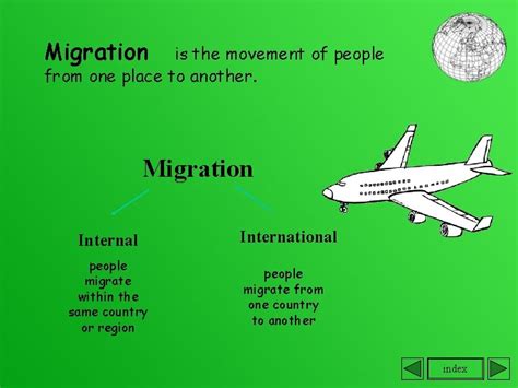 Human Migration Index Index 1 Definition Of Migration