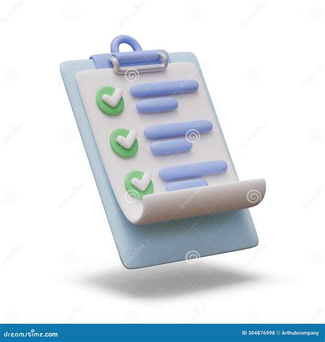 professional clipboard checklist with ticked items for organization cartoon vector