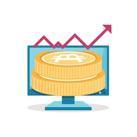 Bitcoin Investment Chart Royalty Free Stock Svg Vector And Clip Art