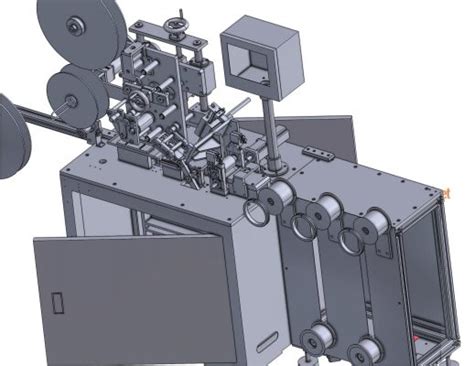 Industrial 3d Model Ffc Label Laminating Machine Machine World