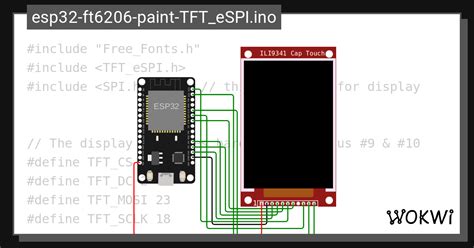 Esp32 Ili9341 Casio Clock Tfto Wokwi Esp32 Stm32 Arduino
