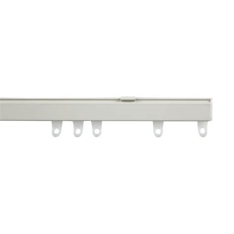 Fineline 350cm Metal Fixed Curtain Track White