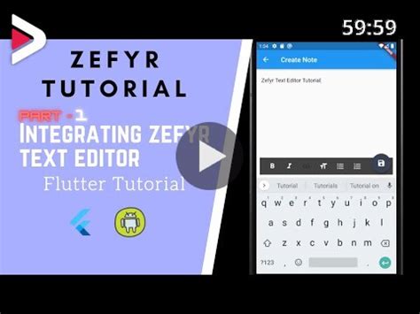How To Integrate Zefyr Text Editor In Flutter App Zefyr Tutorial