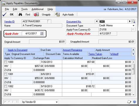 Gp Dynamics Payables Module Importance Of Dates Stoneridge Software
