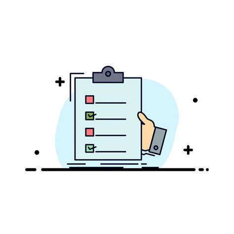 Checklist Check Expertise List Clipboard Flat Color Icon Vector 18007745 Vector Art At Vecteezy